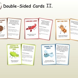 14 Thought Bug Flashcards for Kids, Automatic Negative Thoughts ...
