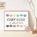 Every Voice Valued SLP Poster, Speech Therapy Wall Art, Printable ...