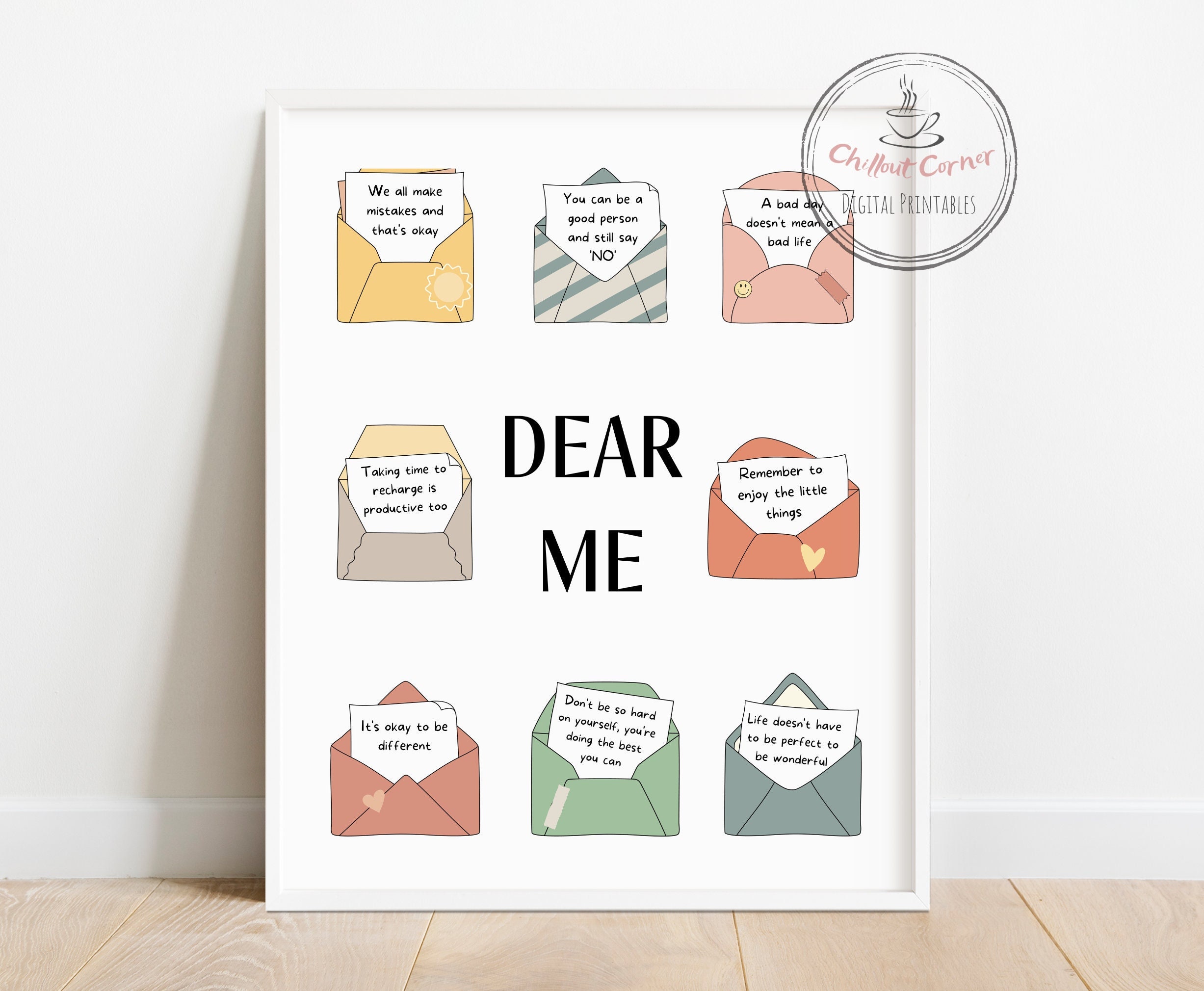 Dear Me Reminder Poster, Note to Self, Inspirational Quotes, Letter to ...