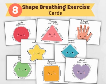 Mindfulness Breathing Activities for Kids, Finger Tracing Cards ...