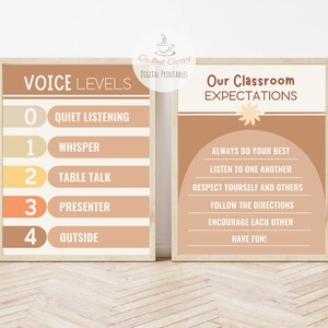 SERENITY Speech Room Decor Bundle, Set of 6 Boho Speech Therapy Wall ...