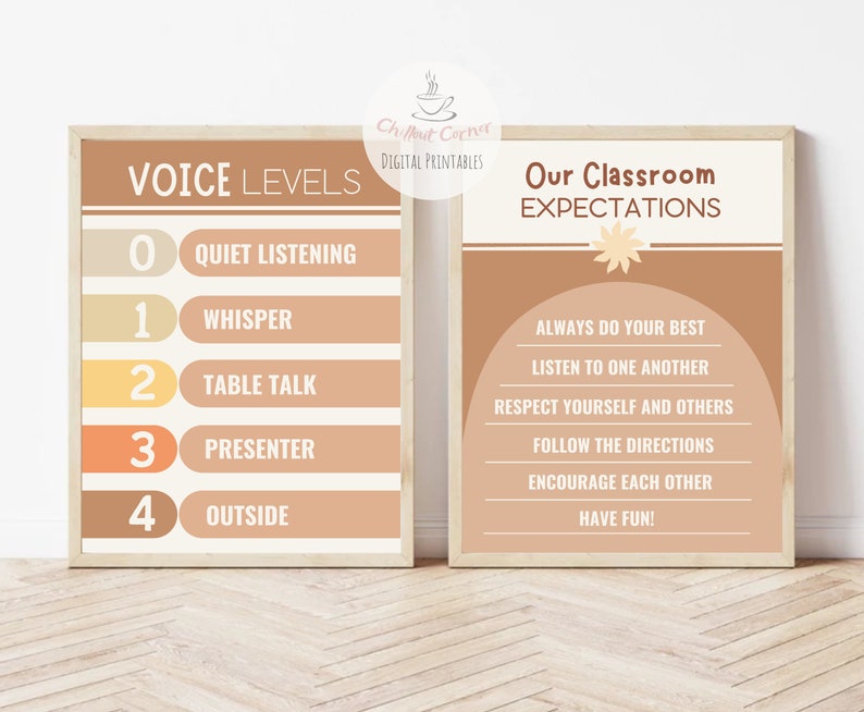 SERENITY Speech Room Decor Bundle, Set of 6 Boho Speech Therapy Wall ...