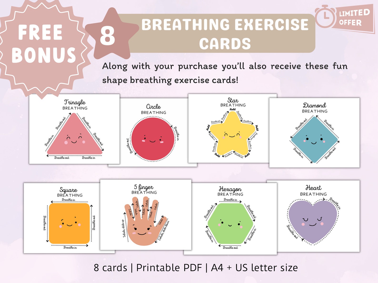 Set of 6 Calming Corner Posters, Coping Techniques Wall Art for Kids ...