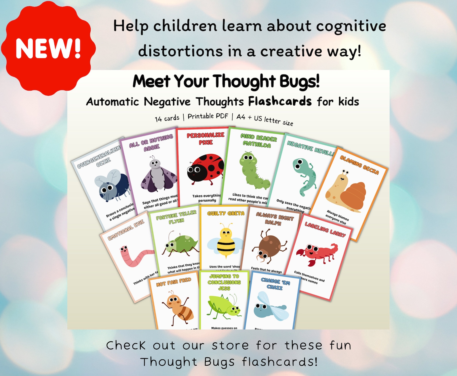Set of 6 Calming Corner Posters, Coping Techniques Wall Art for Kids ...