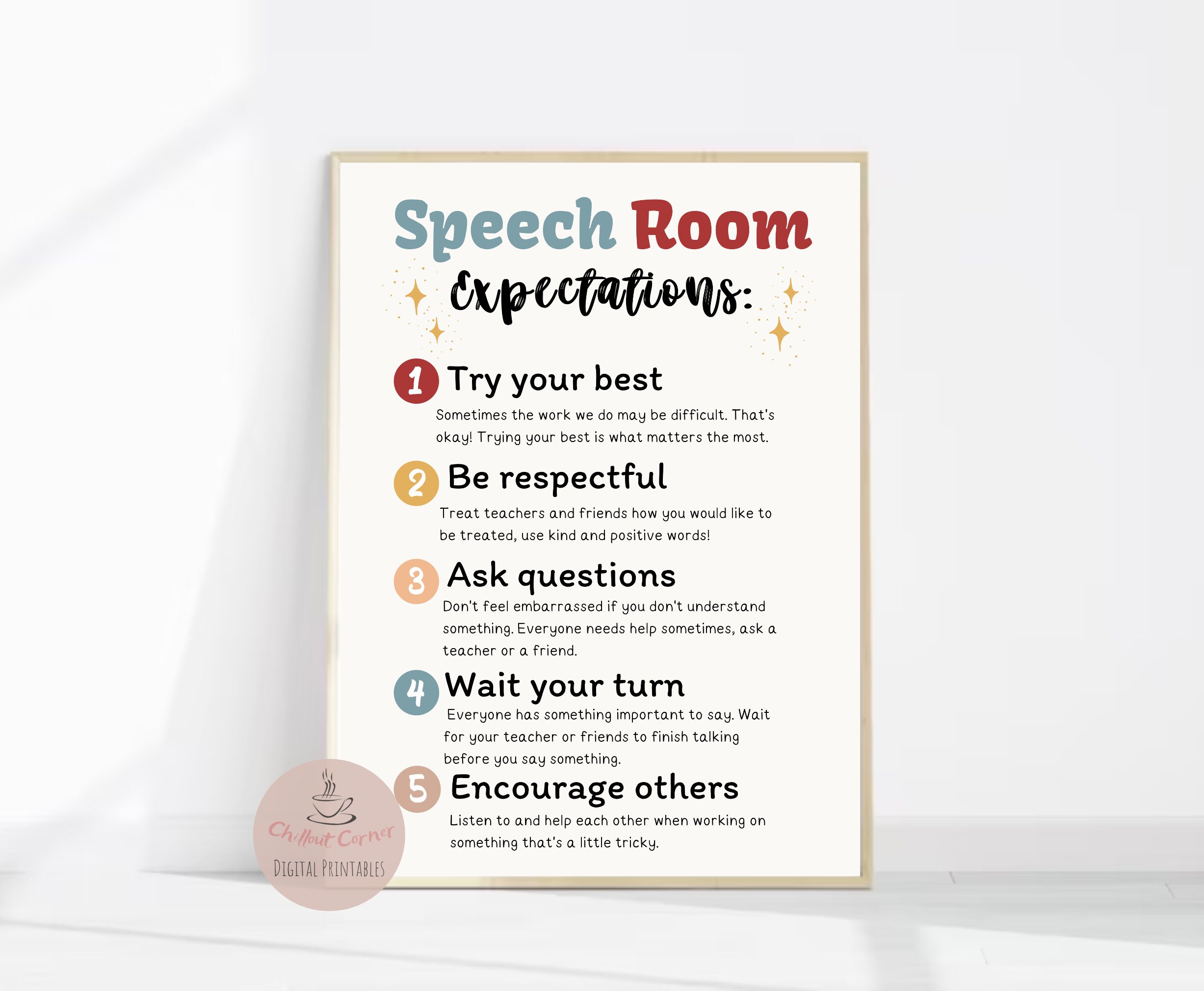 Speech Therapy Wall Decor Bundle of 4 Speech Room Set of 4 - Etsy