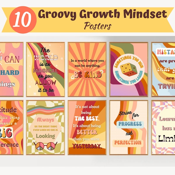 Growth Mindset Poster - Etsy