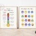 Set of 6 Calming Space Posters, Coping Techniques Wall Art for Kids ...