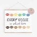Every Voice Valued SLP Poster, Speech Therapy Wall Art, Printable ...