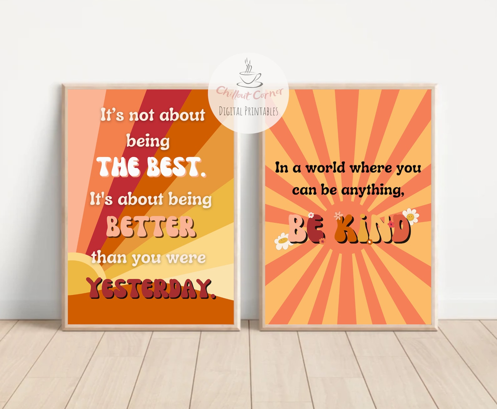 Set of 10 Retro Growth Mindset Poster, Groovy Classroom Display ...