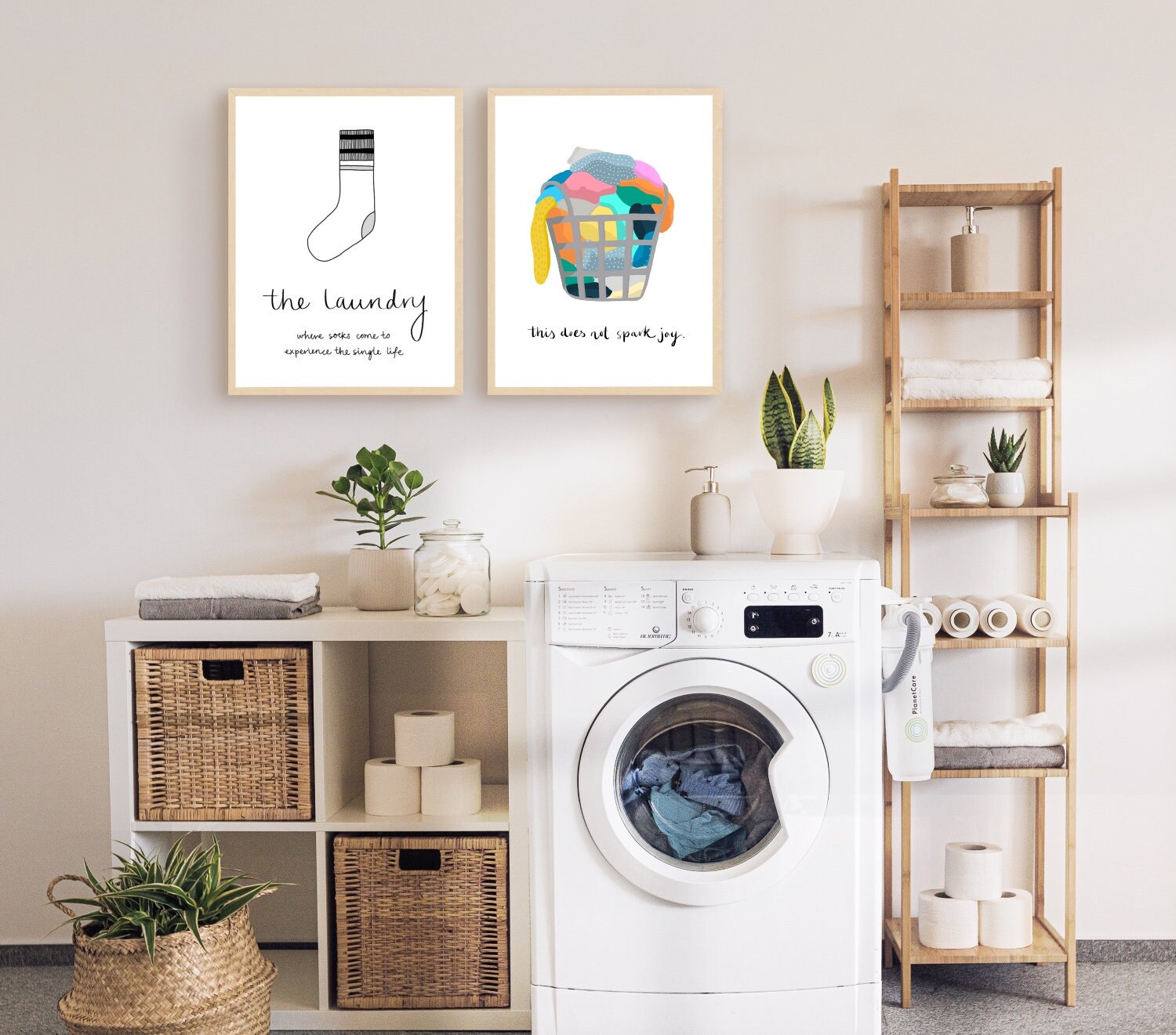 Set of 3 Printable Laundry Artwork Printable Wall Art - Etsy