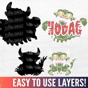 Hodag SVG Cryptid Bundle, Hodag Clipart PNG, Kwaii Cut File Cricut ...