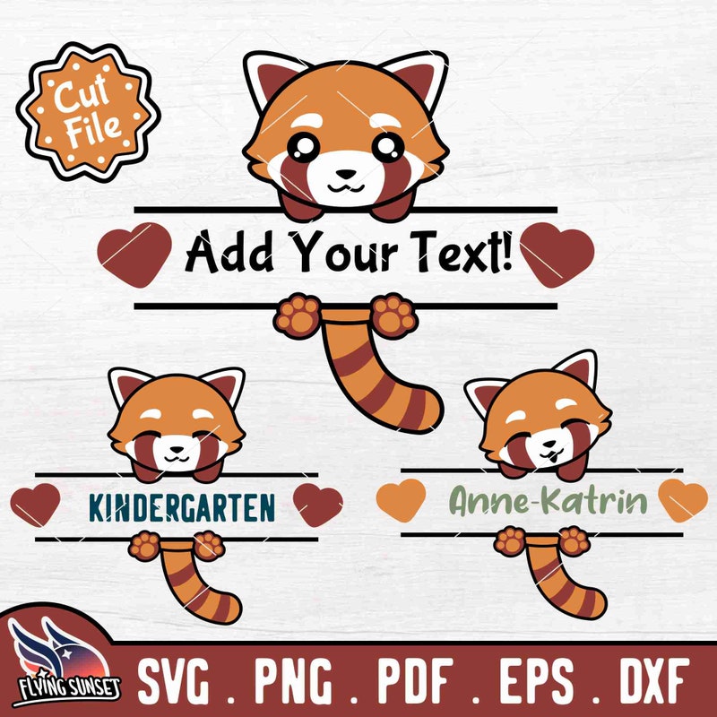 Red Panda Paper Plates - Etsy