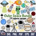 Outer Space SVG, Cute Planets Svg, Solar System Cut Files, Jupiter ...