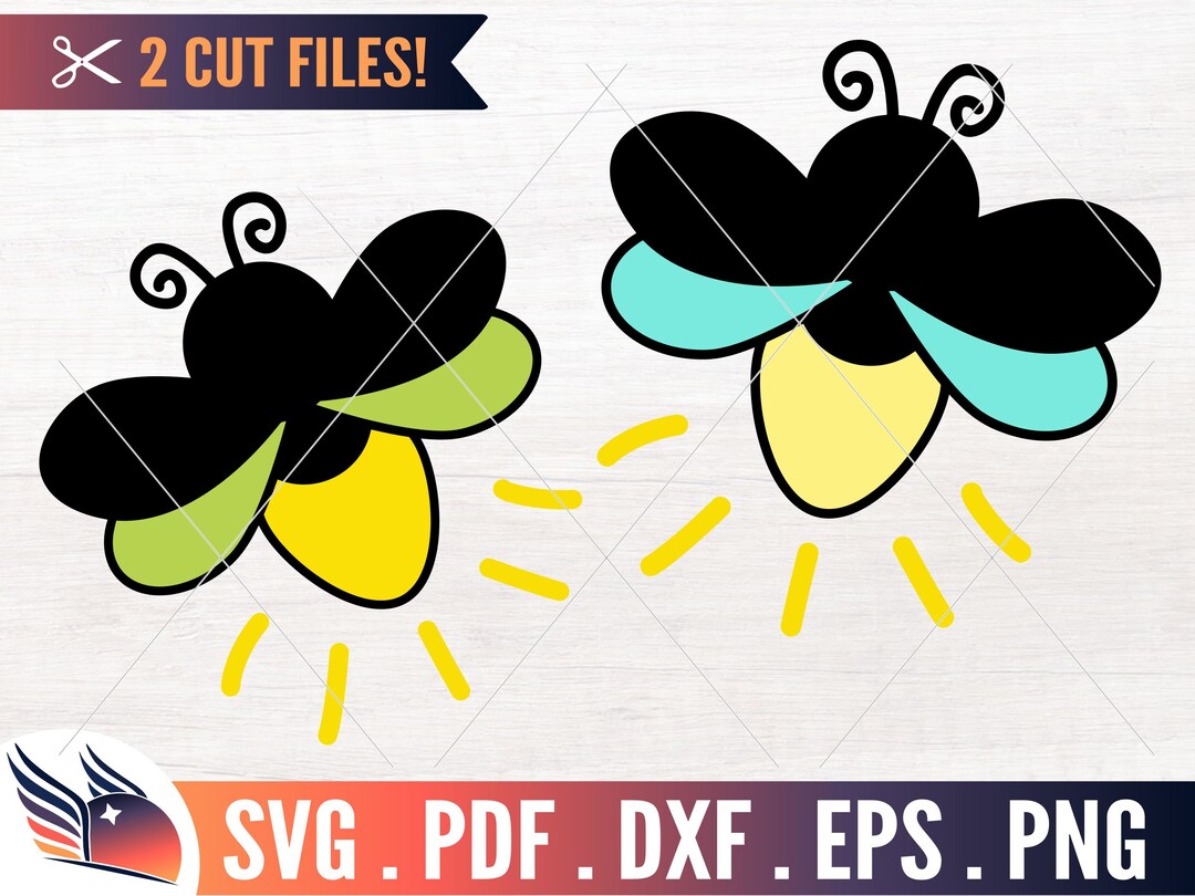 Firefly SVG, Lightning Bug Svg, Summer Nights Png, Fireflies Clipart ...