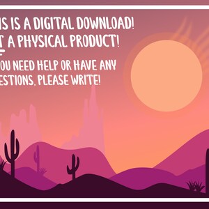 Desert Monogram SVG, Western Landscape Decal, Southwest Silhouette Logo ...