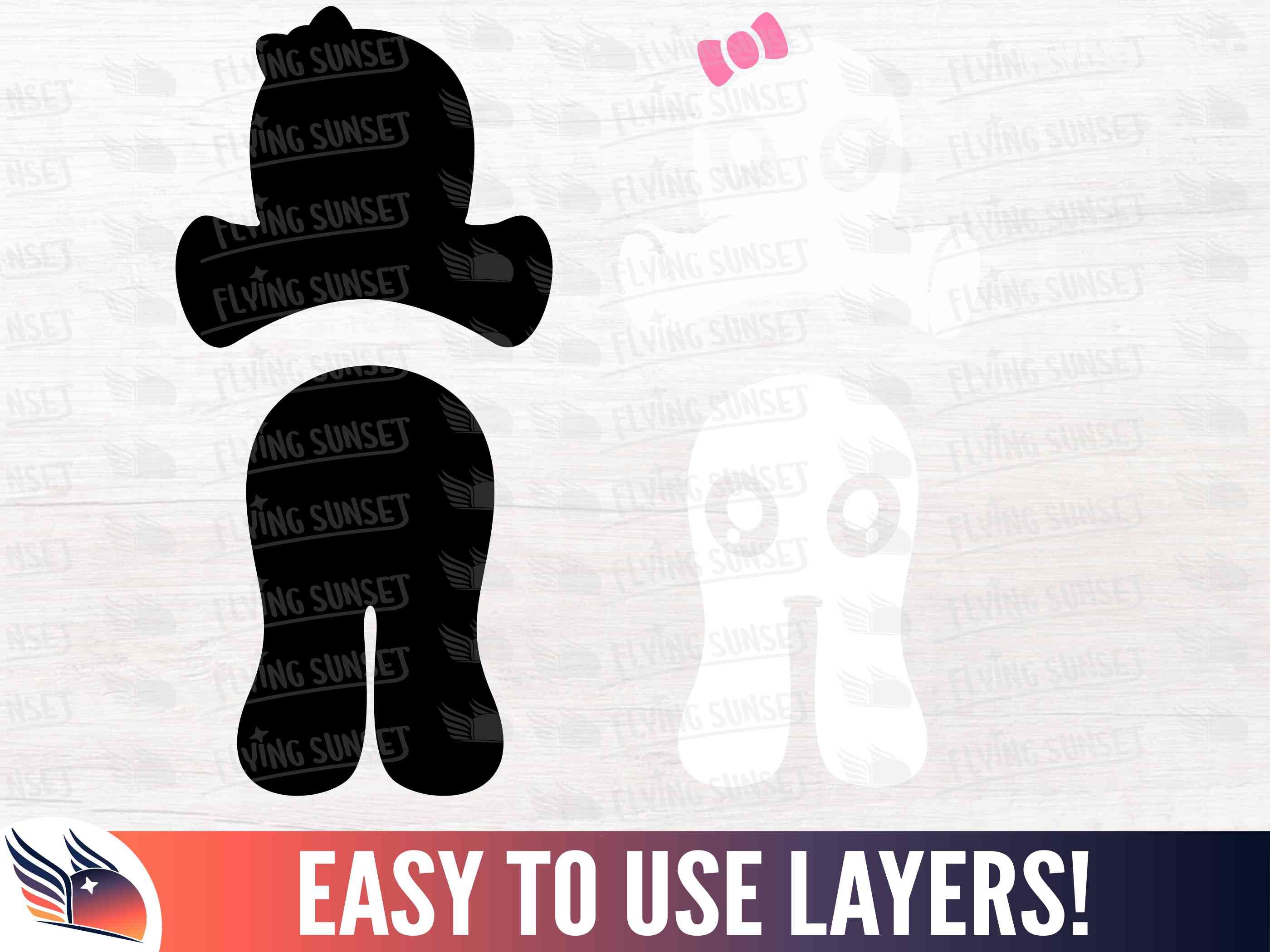 Fresno Nightcrawler SVG, Cute Cryptid PNG Bundle, Chibi Urban Legend ...