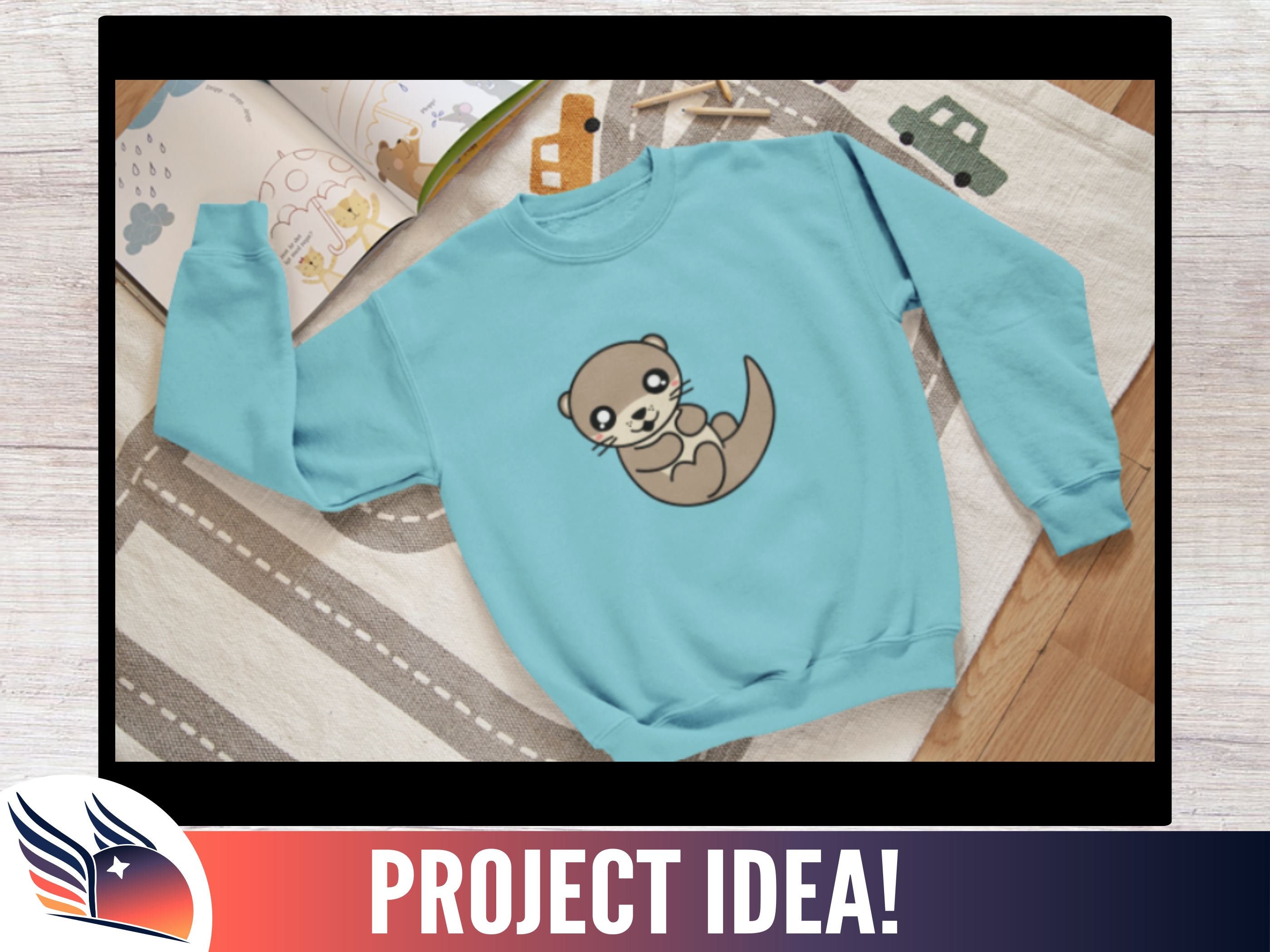 Cute Otter SVG PNG Otter Clipart Cut File Cricut Kawaii - Etsy