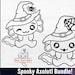 Halloween Axolotl Outline SVG Cute Axolotl Clipart PNG - Etsy