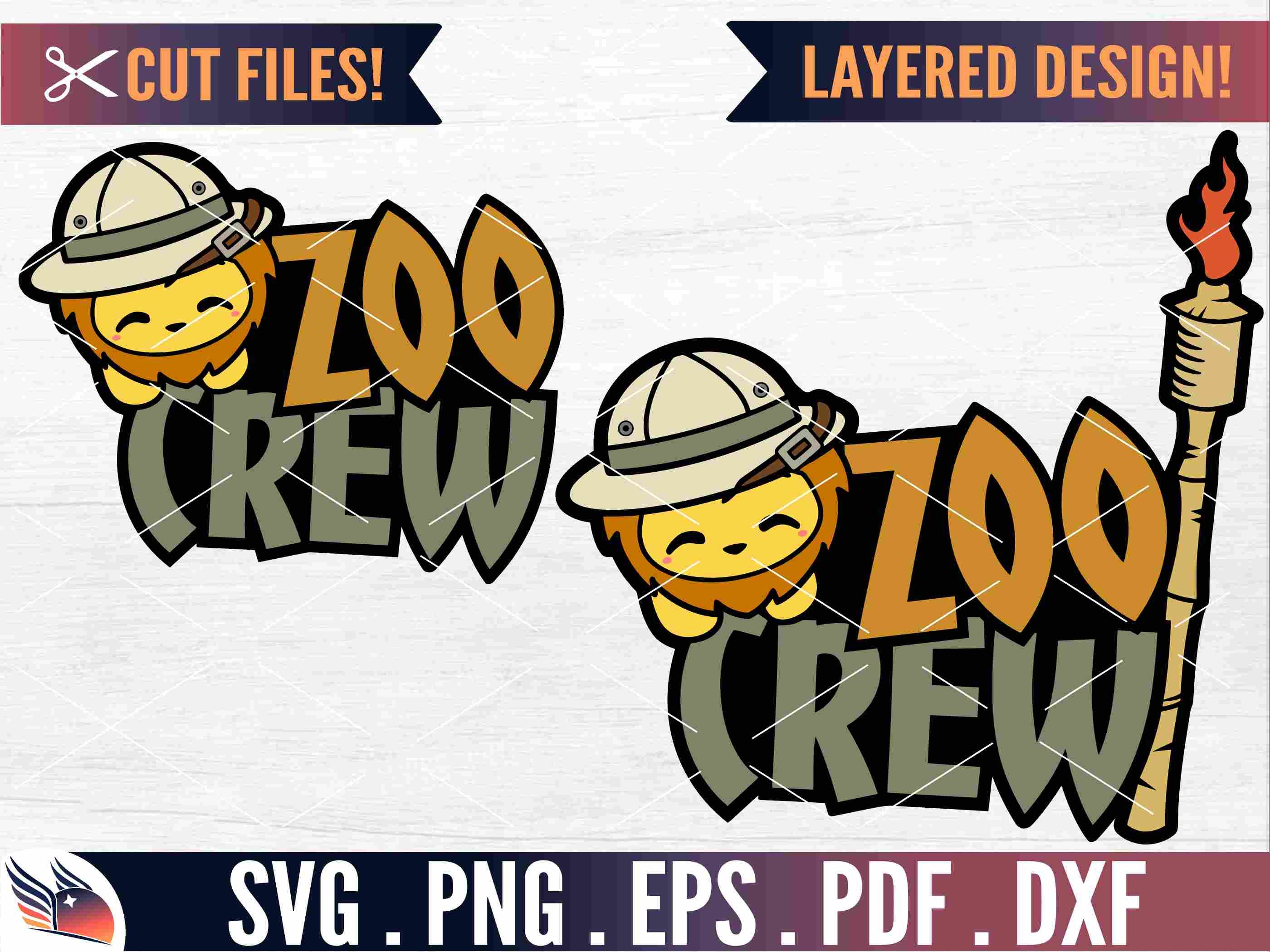 Zoo Crew SVG, Jungle Animal Clipart, Child Safari Party Decal, Birthday ...