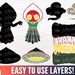 Cute Flatwoods Monster Cryptid SVG PNG, Braxxie Clipart, West Virginia ...