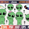 Alien Dancing Svg Alien Dance Png Dancing Alien Clipart Alien Vector ...