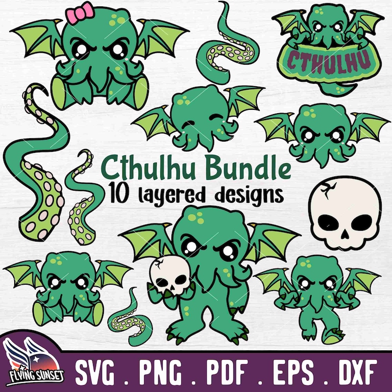 Cthulhu Svg - Etsy