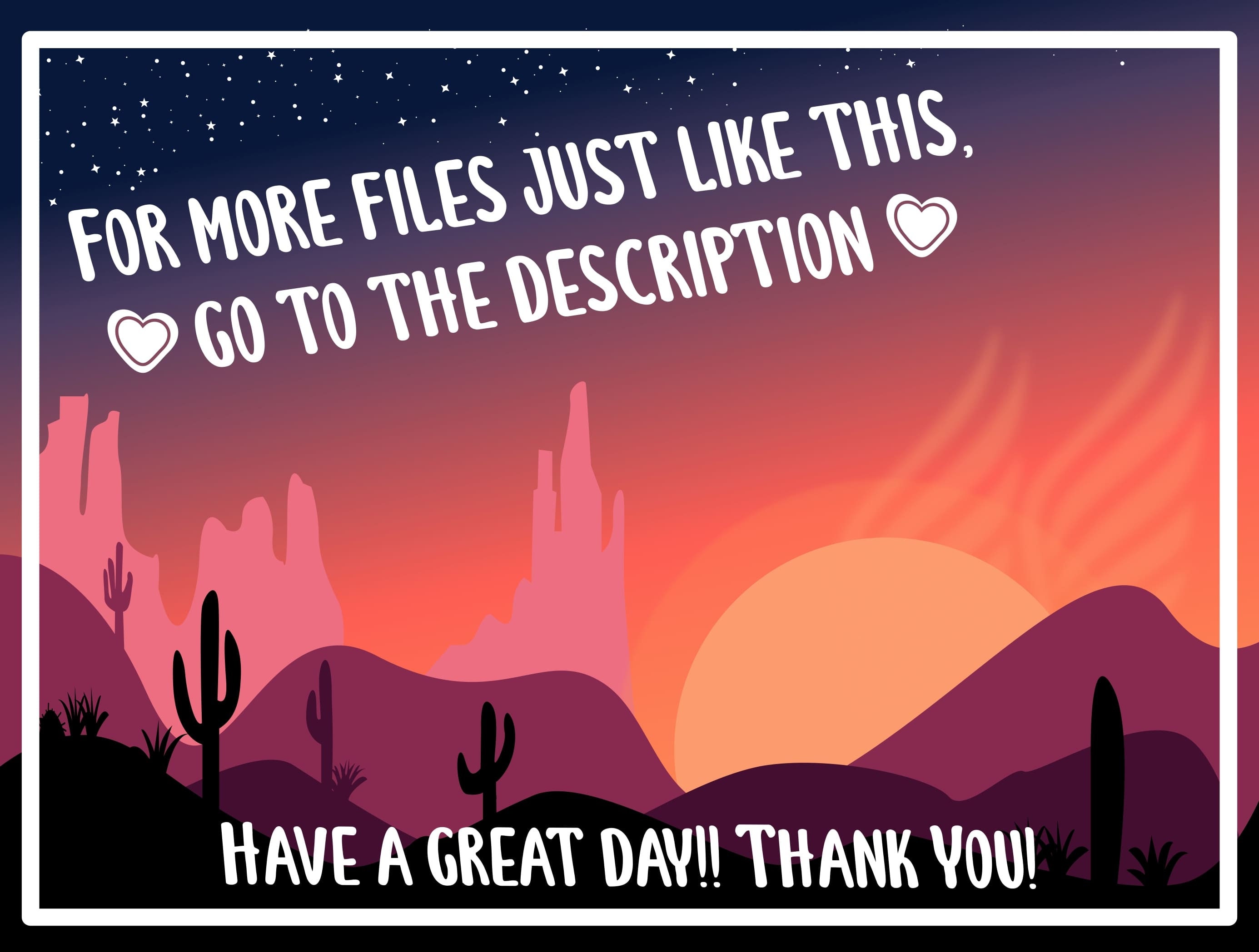 Alien Abduction SVG Desert UFO Svg Desert Night Landscape - Etsy