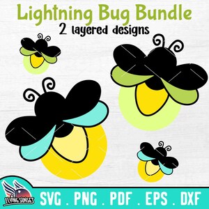 Lightning Bug SVG, Firefly Clipart, Moon Bug PNG, Cute Insect Image ...