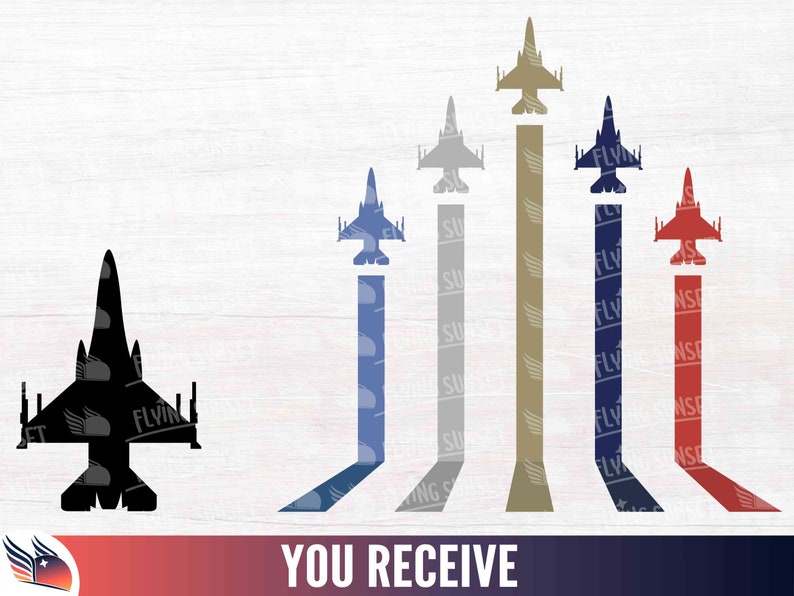 F16 Fighter Jet SVG Decal Fighting Falcon Plane PNG Cricut - Etsy