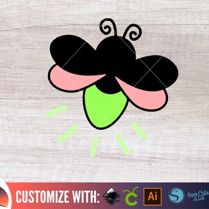 Firefly SVG, Lightning Bug Svg, Summer Nights Png, Fireflies Clipart ...