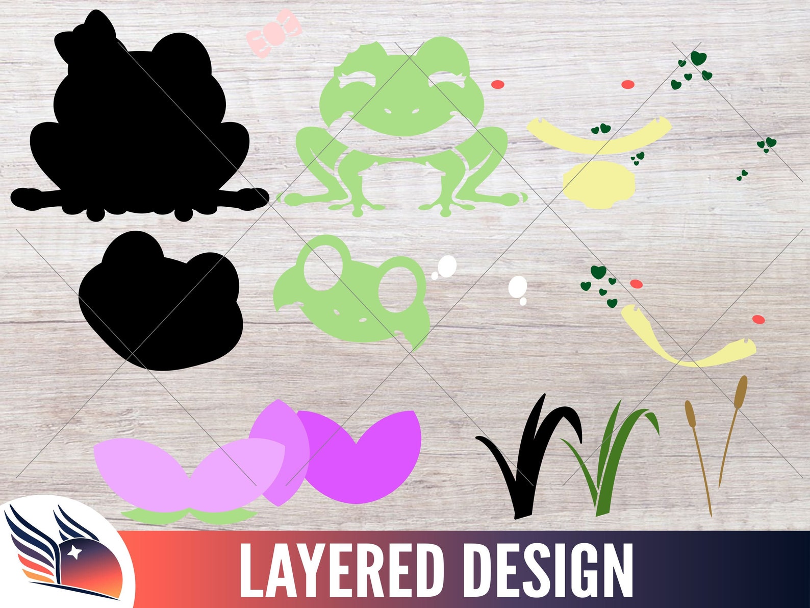 Cute Frog Svg Bundle Frog Clipart Set Funny Frog Svg Baby - Etsy