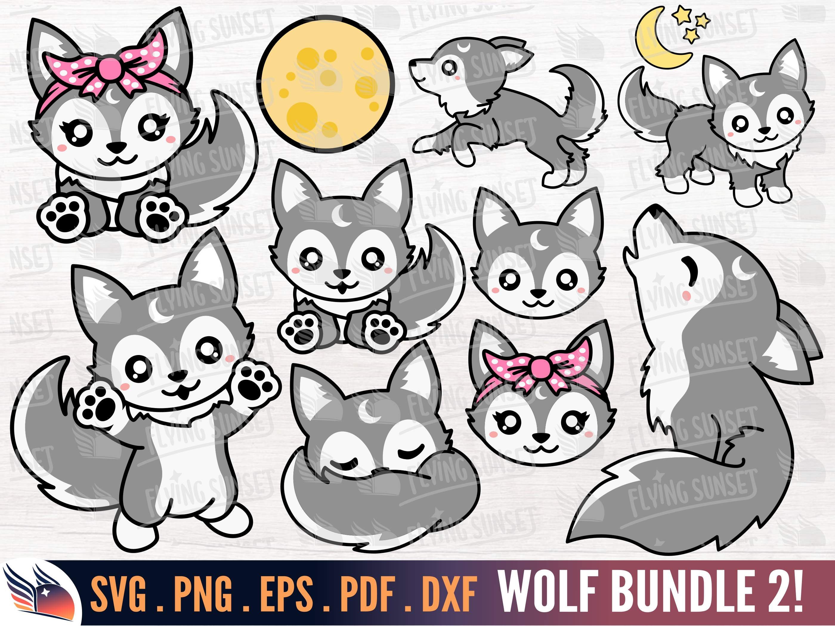 How To Draw A Cute Wolf Pup Easy