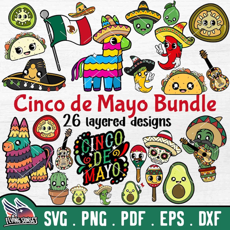 5 De Mayo Clip Art - Etsy