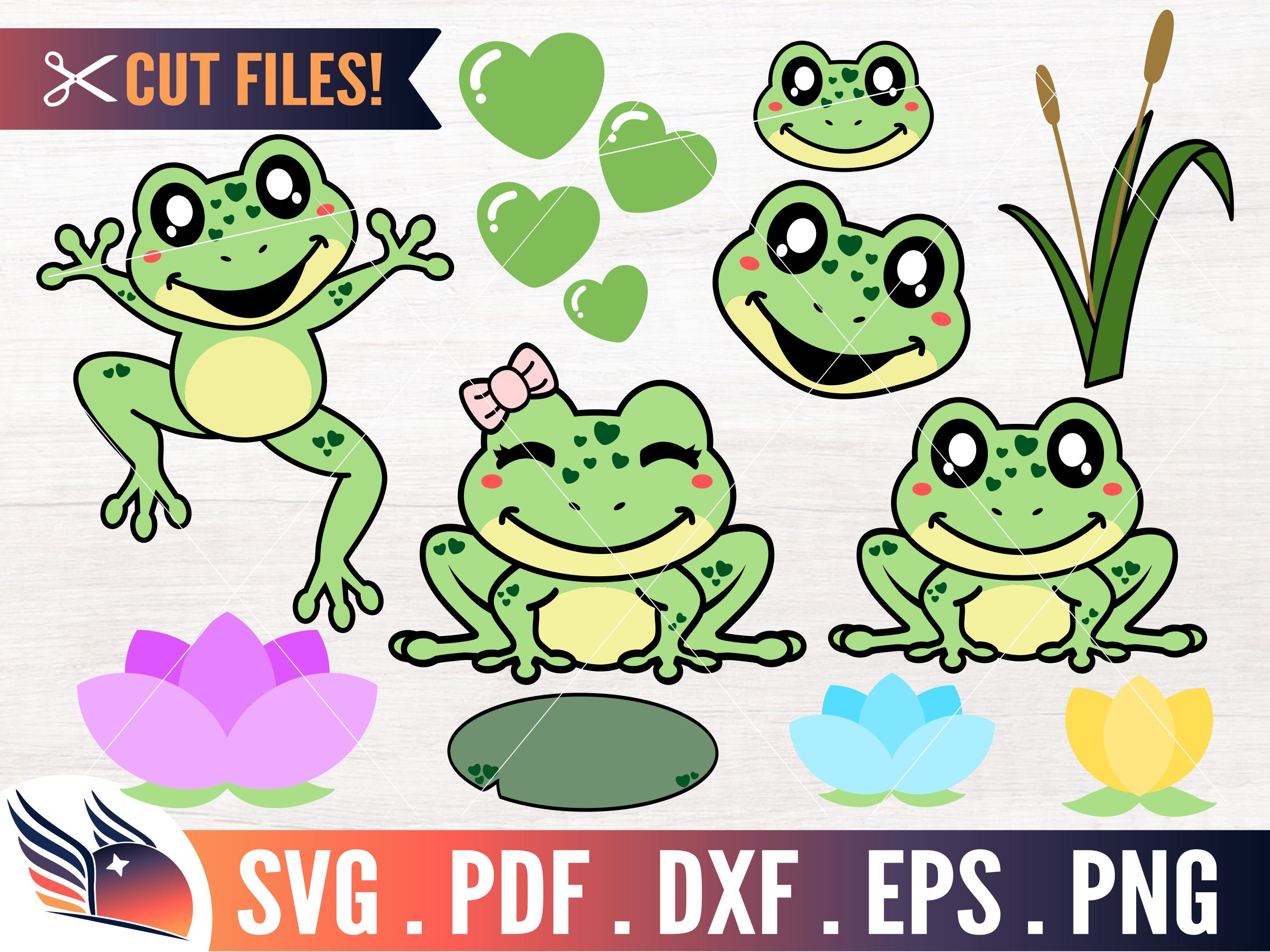 Cute Frog Svg Bundle Frog Clipart Set Funny Frog Svg Baby - Etsy Hong Kong