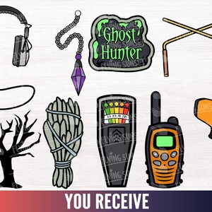 Paranormal SVG PNG, Ghost Hunter Clipart, Haunted House Cricut Cut File ...