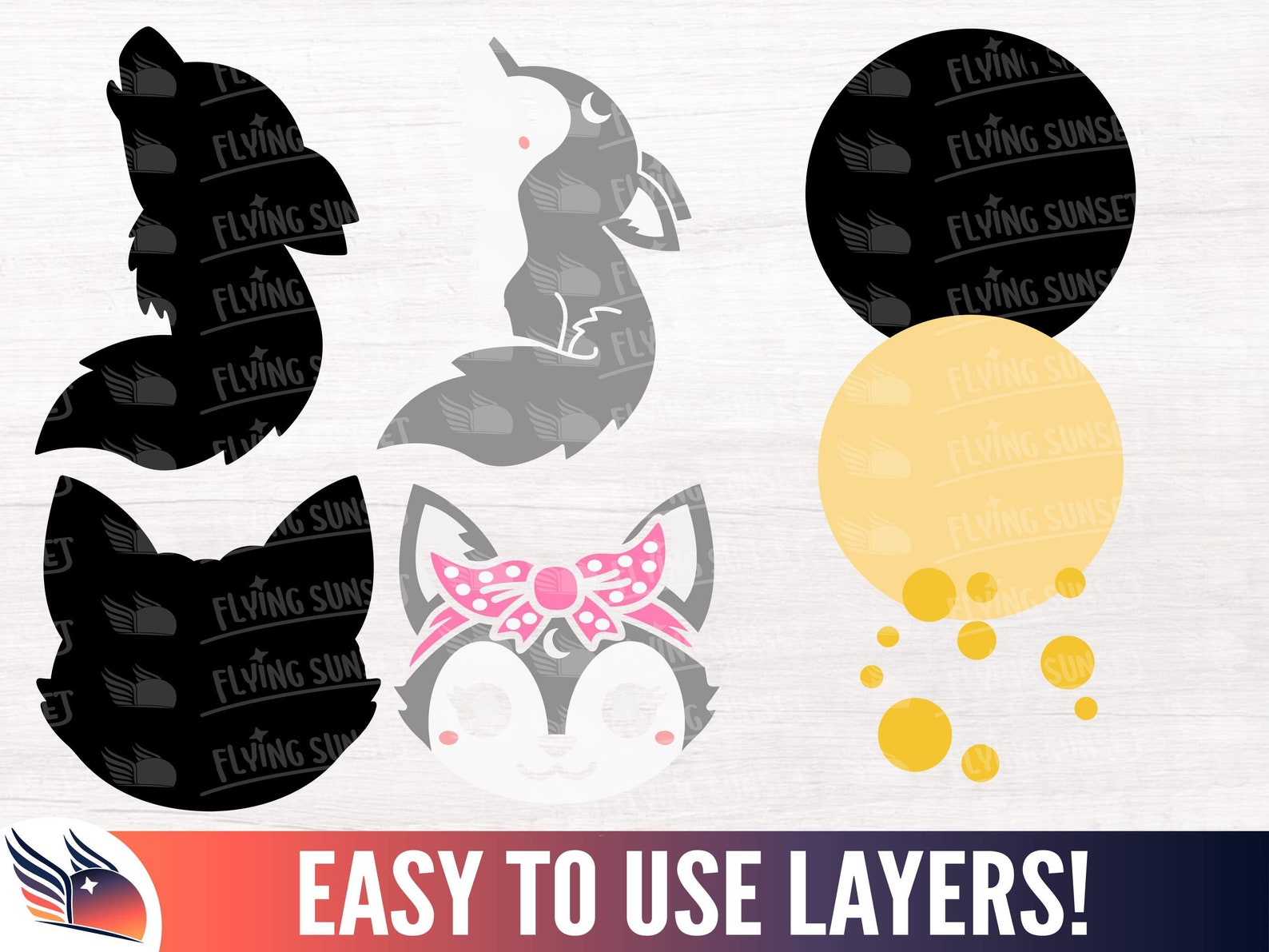 Baby Wolf SVG PNG, Cute Wolf Cut File Cricut, Woodland Animal Onesie ...