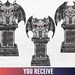Cute Gargoyle SVG, Gargoyle Clip Art, Demon Statue Cricut Cut File ...