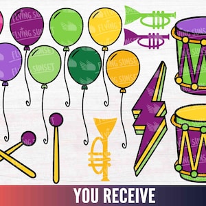 Mardi Gras SVG PNG, Cute Mardi Gras Clipart, Layered Fat Tuesday Cut ...