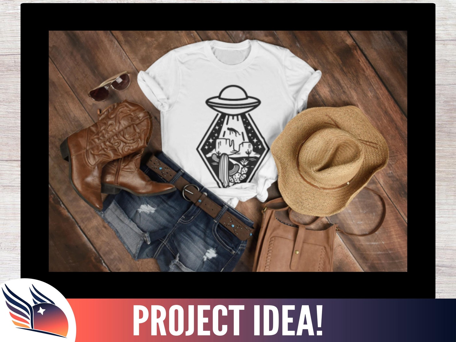 Alien Abduction SVG Desert UFO Svg Desert Night Landscape - Etsy