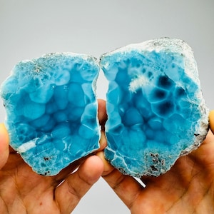 Rare Super Blue Larimar Geode,larimar Sphere,aaa Larimar,meditation ...
