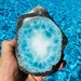 Perfect Rare Super Blue Larimar Geode,fractal Larimar,meditation Stone ...