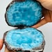 Big Rare Super Blue Larimar Geode,larimar Sphere,aaa Larimar,meditation ...