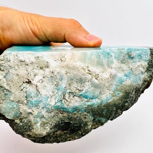 Larimar Slab,aaa Larimar,fractal Larimar,meditation Stone,larimar Stone ...