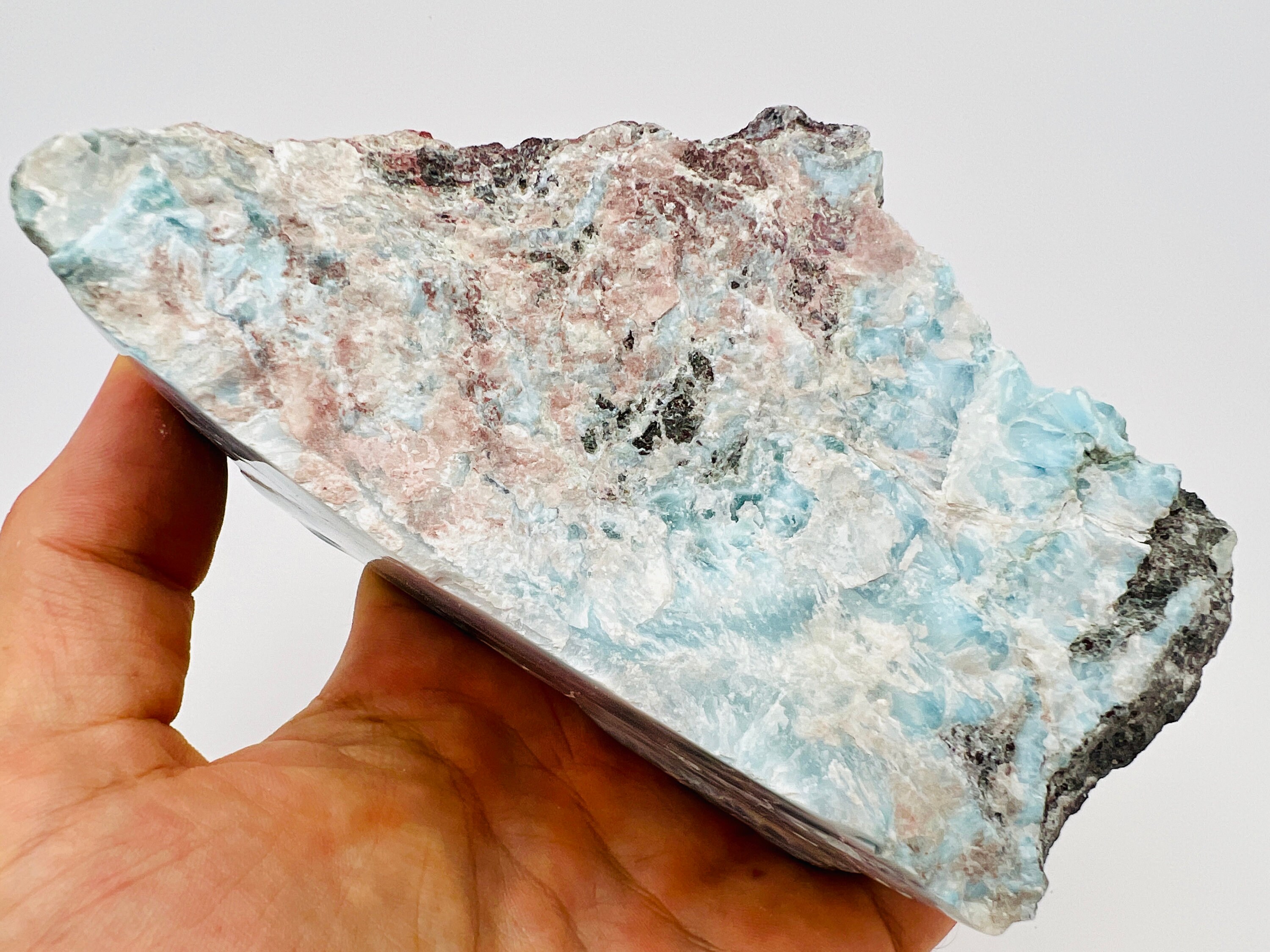 Larimar Slab,aaa Larimar,meditation Stone,larimar Stone,natural Larimar ...