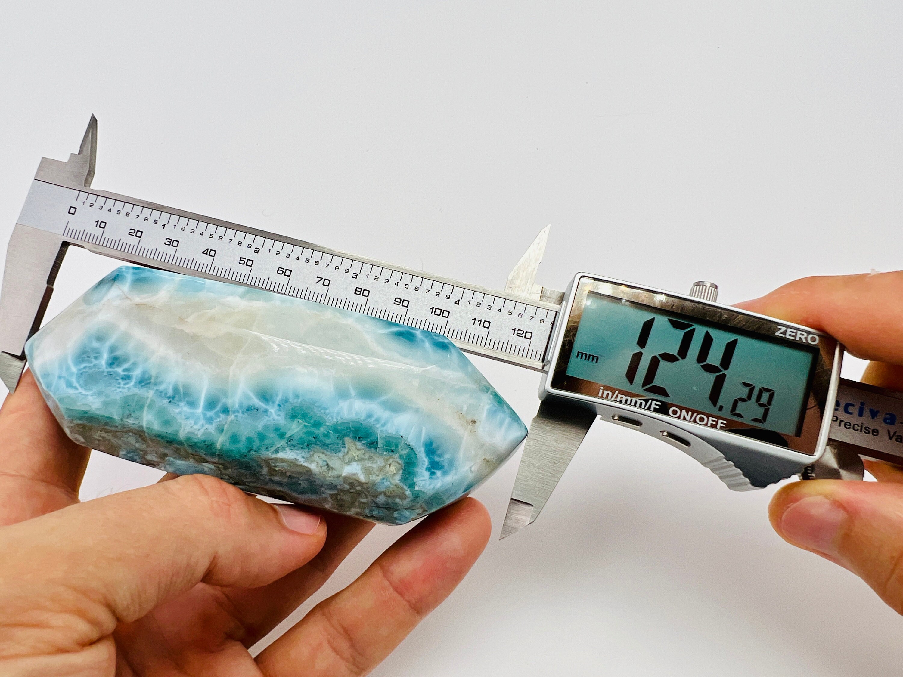 Huge Larimar Double Point,aaa Larimar,larimar Obelisk,larimar Point ...