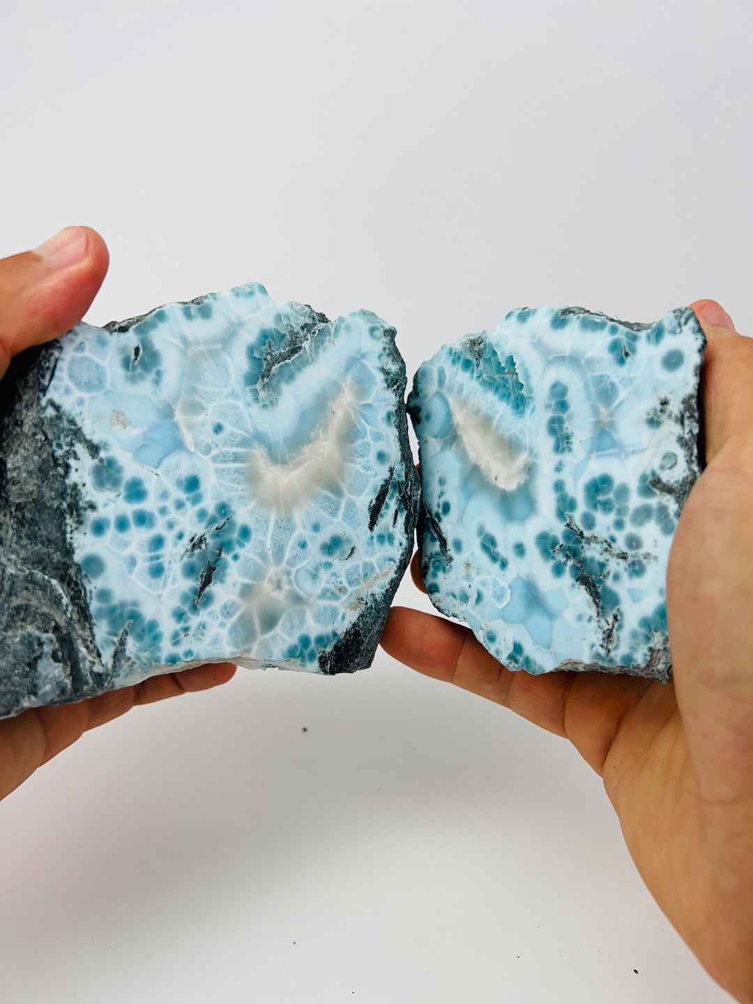 Stunning Huge AA Larimar Slab,aa Larimar,raw Larimar,meditation Stone ...