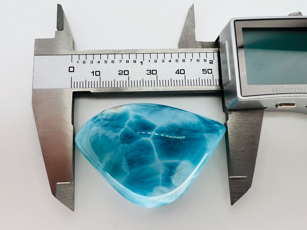 Super Blue Larimar Cabochon,aaa Larimar,palm Stone,larimar Jewelry ...