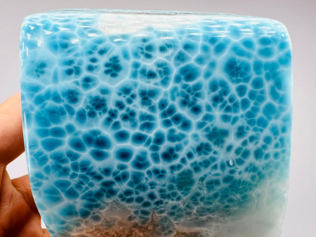 Rare MEGA Super Blue Larimar Tubeaaa Larimarmeditation - Etsy