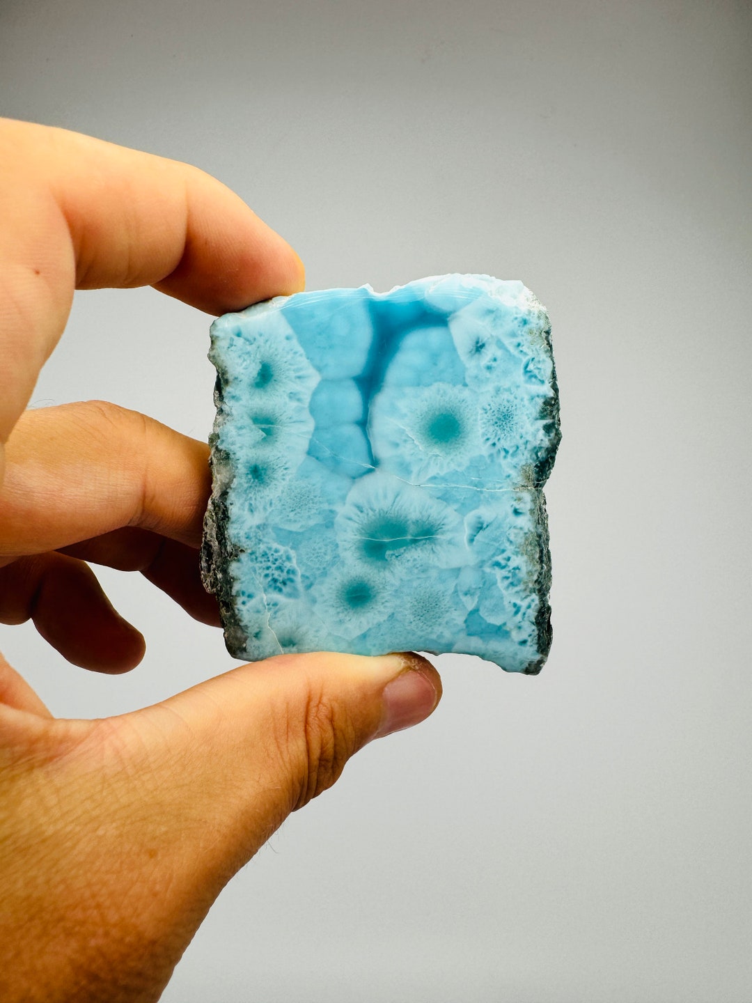 Beautiful Larimar Slab,aaa Larimar,meditation Stone,healing Stone ...