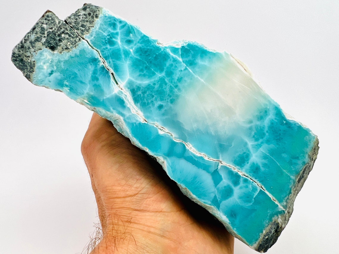 Larimar Slabaaa Larimarfractal Larimarmeditation - Etsy